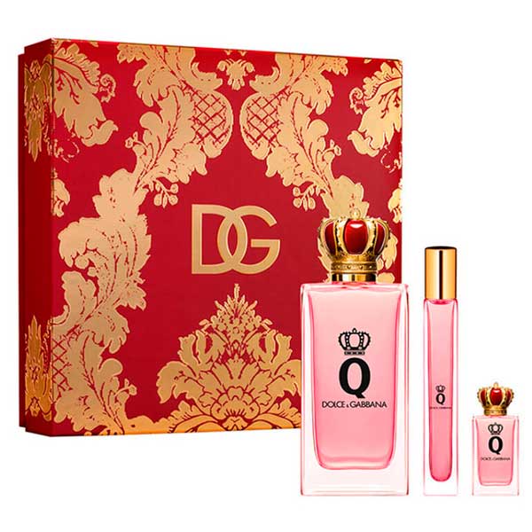Q - Queen 100ml (3pc) Gift Set Eau de Parfum (EDP) by Dolce Gabbana